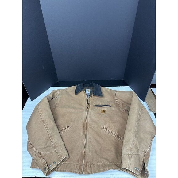 Carhartt | Jackets & Coats | Vintage Carhartt J97 Sdl Detroit Blanket Lined Jacket Brown Mens ...